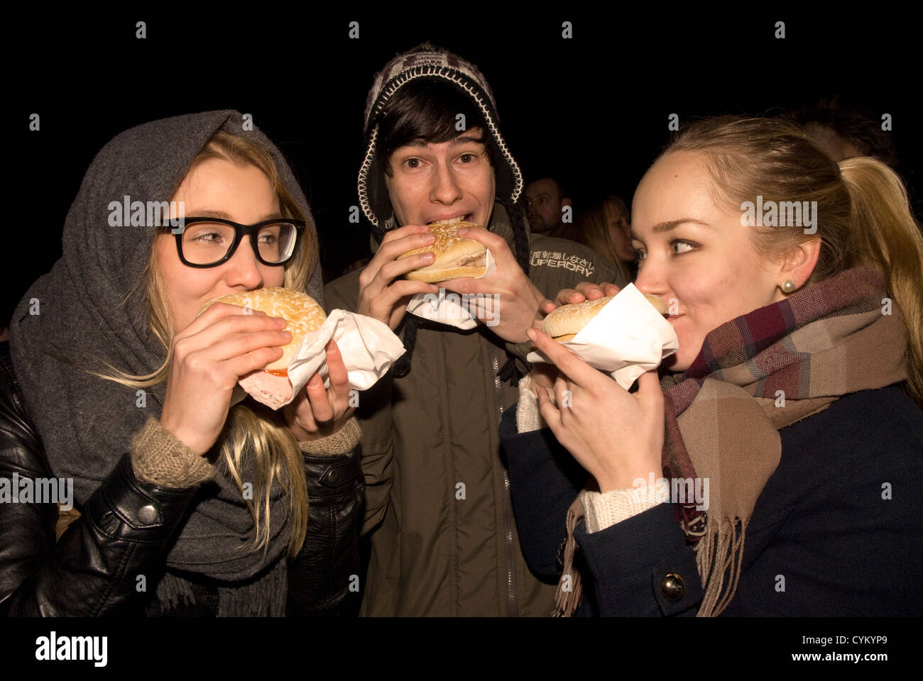 Hog roast bap people hi-res stock photography and images - Alamy