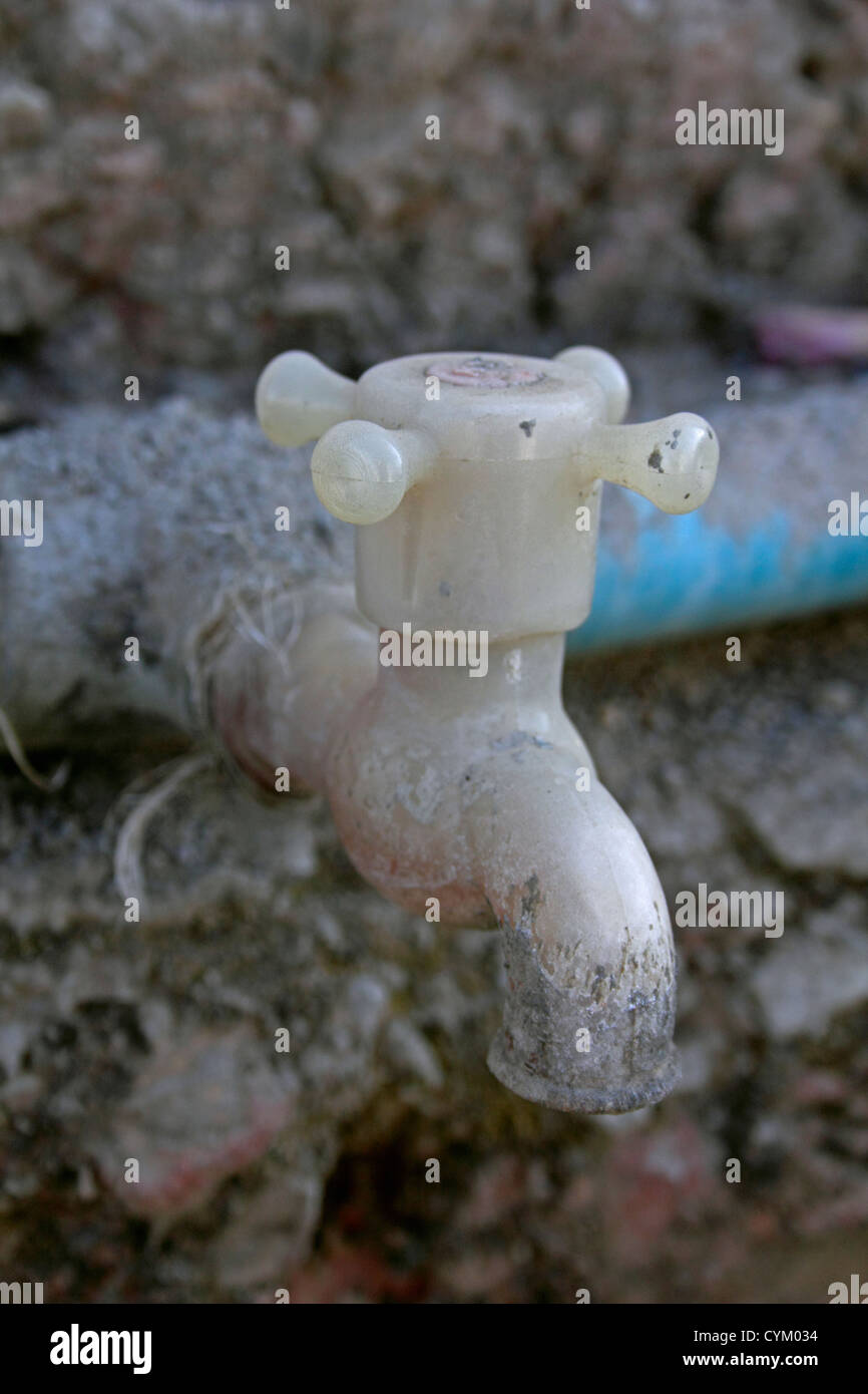 Plastic Water Tap Stock Photo - Alamy
