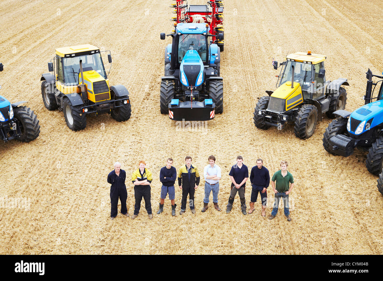 Farmer Posing With Tractor High Resolution Stock Photography and Images ...