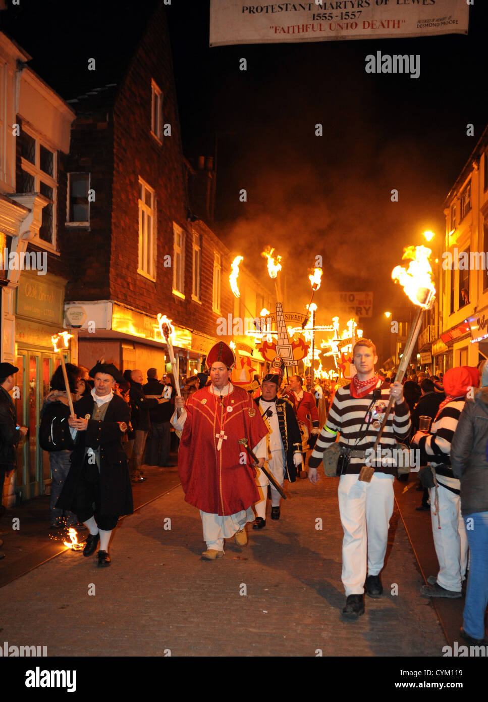 People taking part in the traditional November 5th Bonfire Night ...