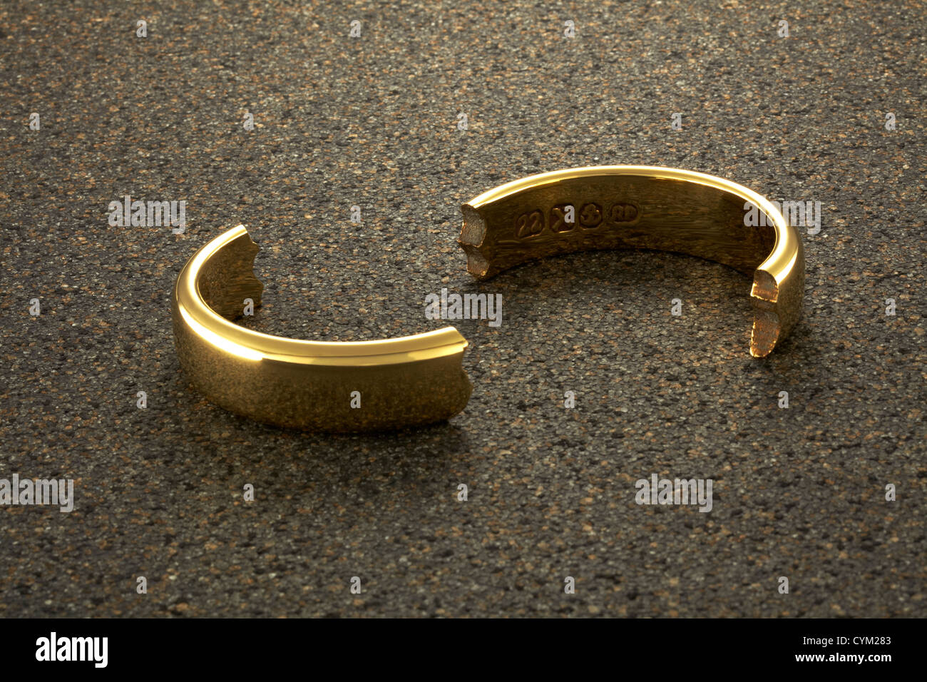 Broken wedding band hi-res stock photography and images - Alamy