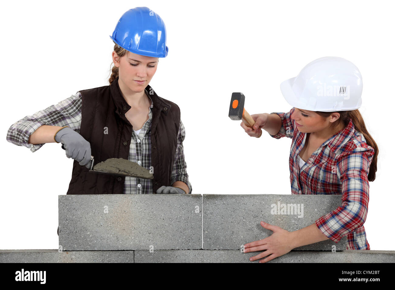 Women bricklayers hi-res stock photography and images - Alamy