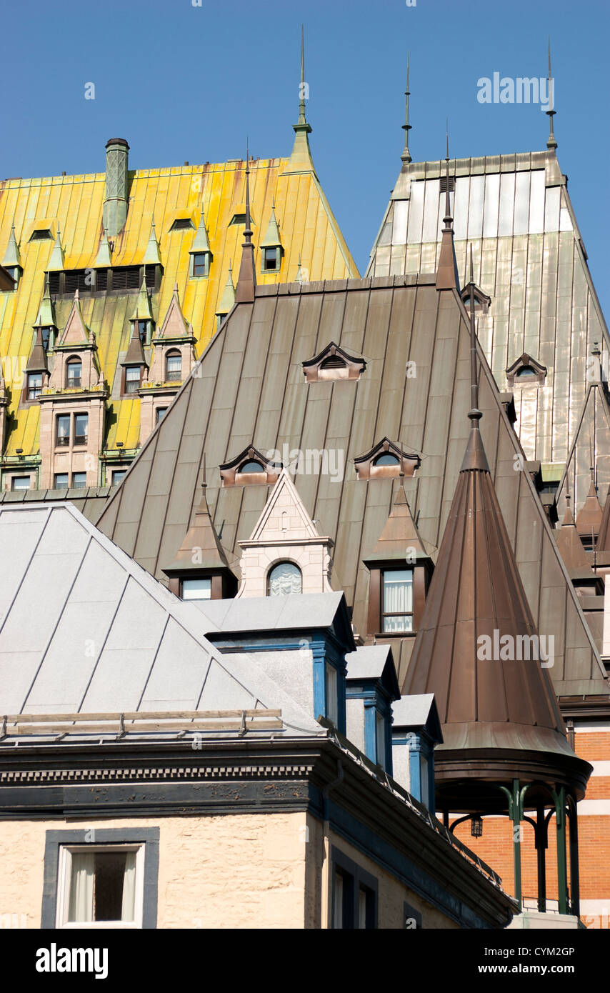 Quebec rooftop hi-res stock photography and images - Alamy