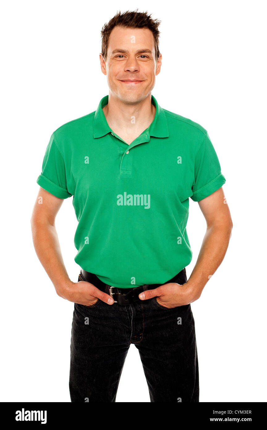 Handsome dashing attractive man hi-res stock photography and images - Alamy