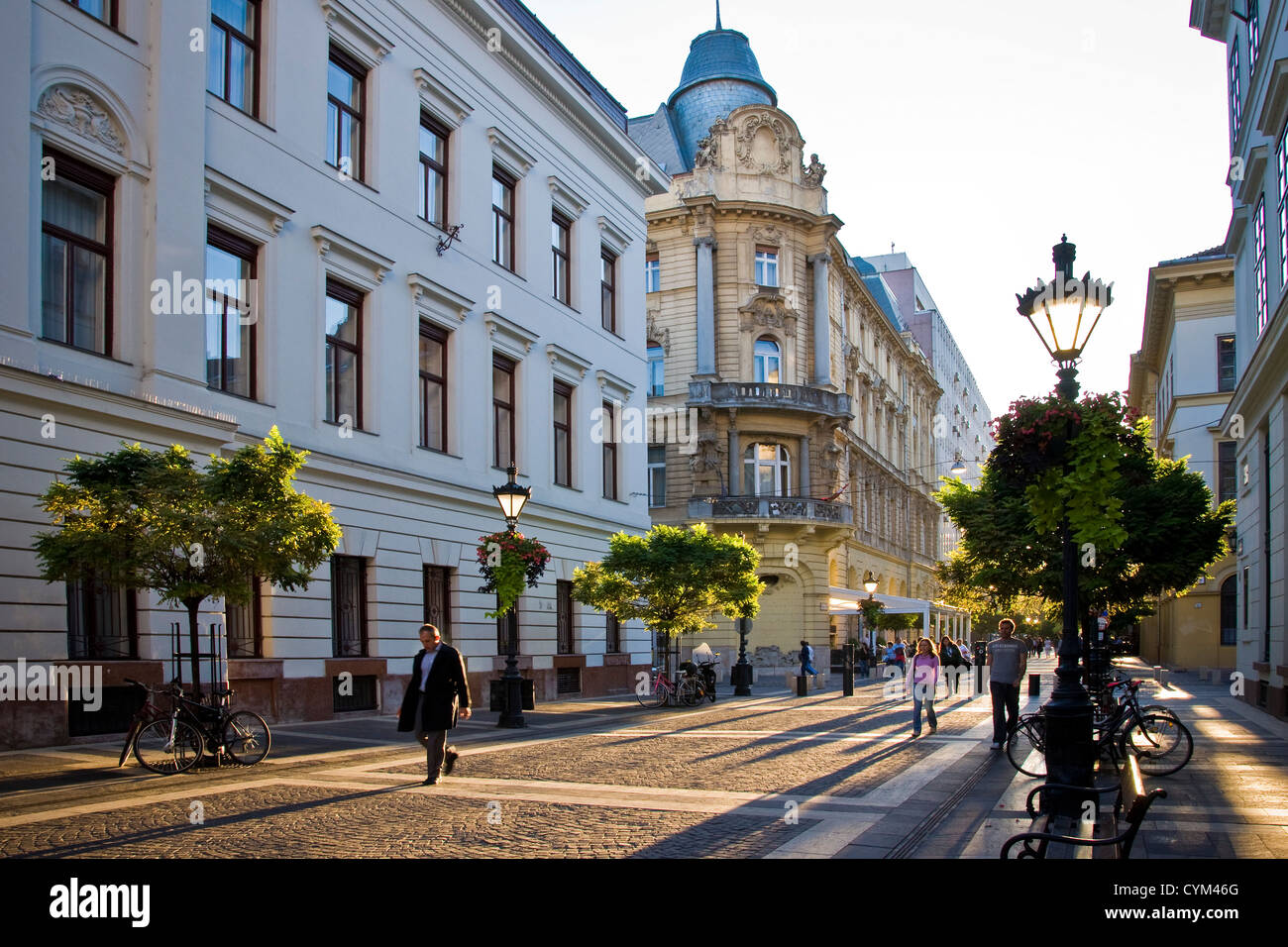 Hungary, Budapest, daily life in centre town Stock Photo - Alamy