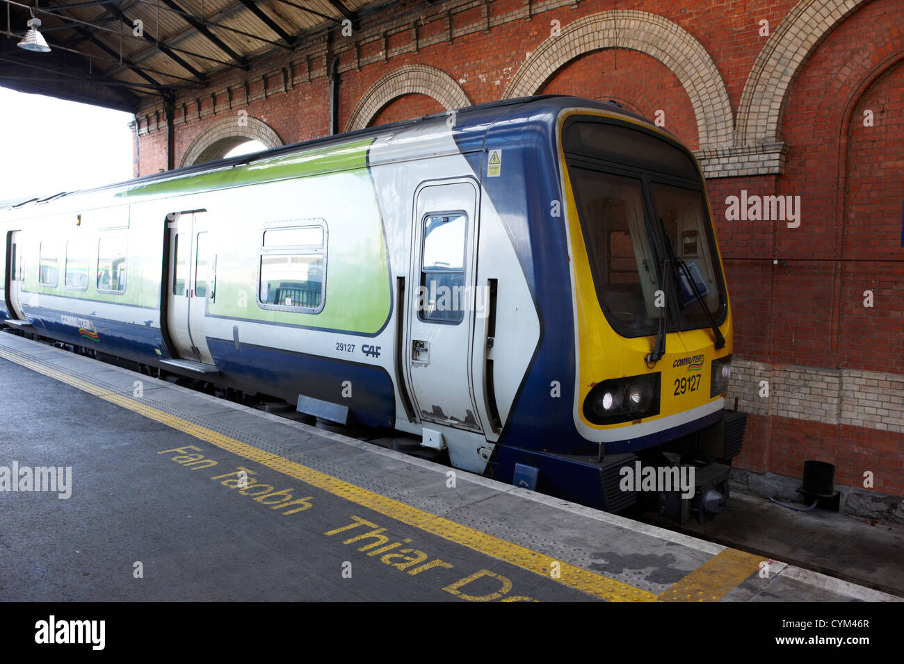 cie commuter 29000 class railcar connolly station dublin republic of ...