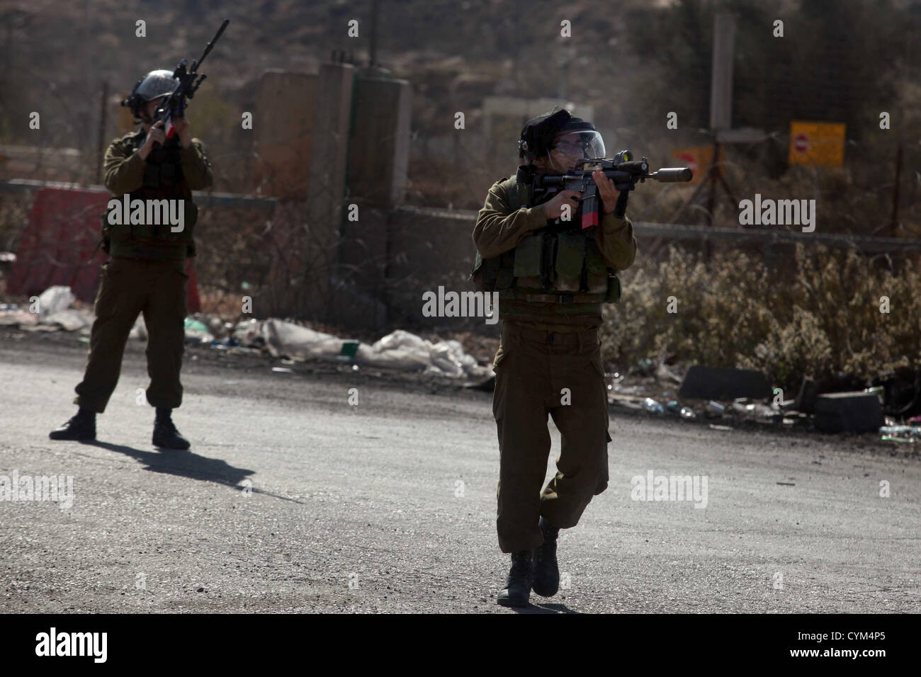Nov. 7, 2012 - Ramallah, West Bank, Palestinian Territory - Israeli ...
