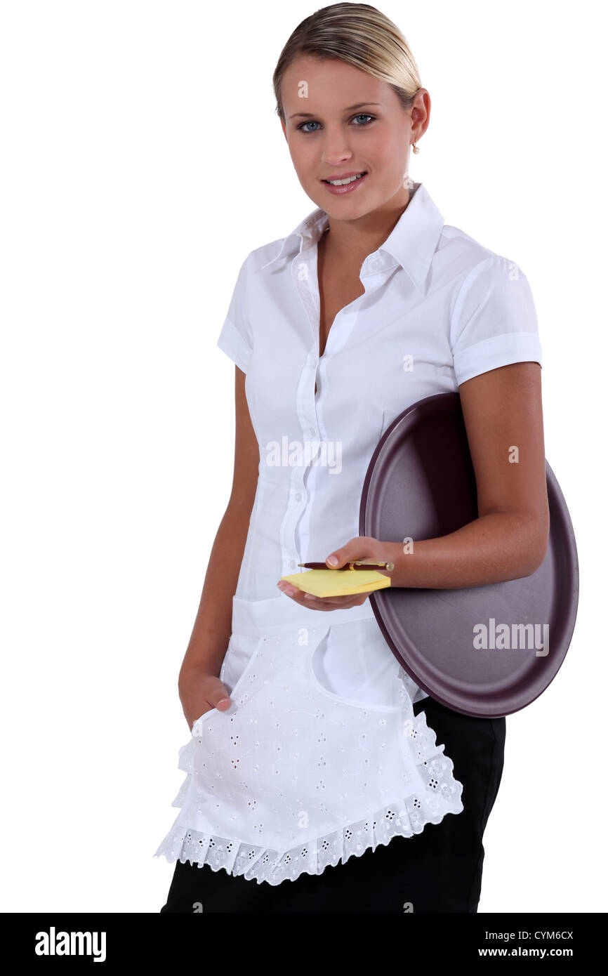 Hostess waitress hi-res stock photography and images - Alamy