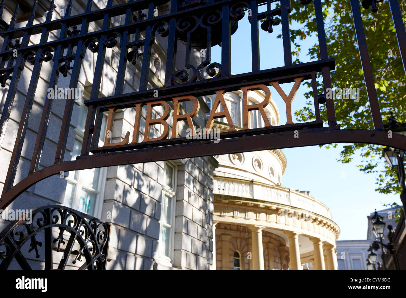 entrance to the national library of ireland dublin republic of ireland ...