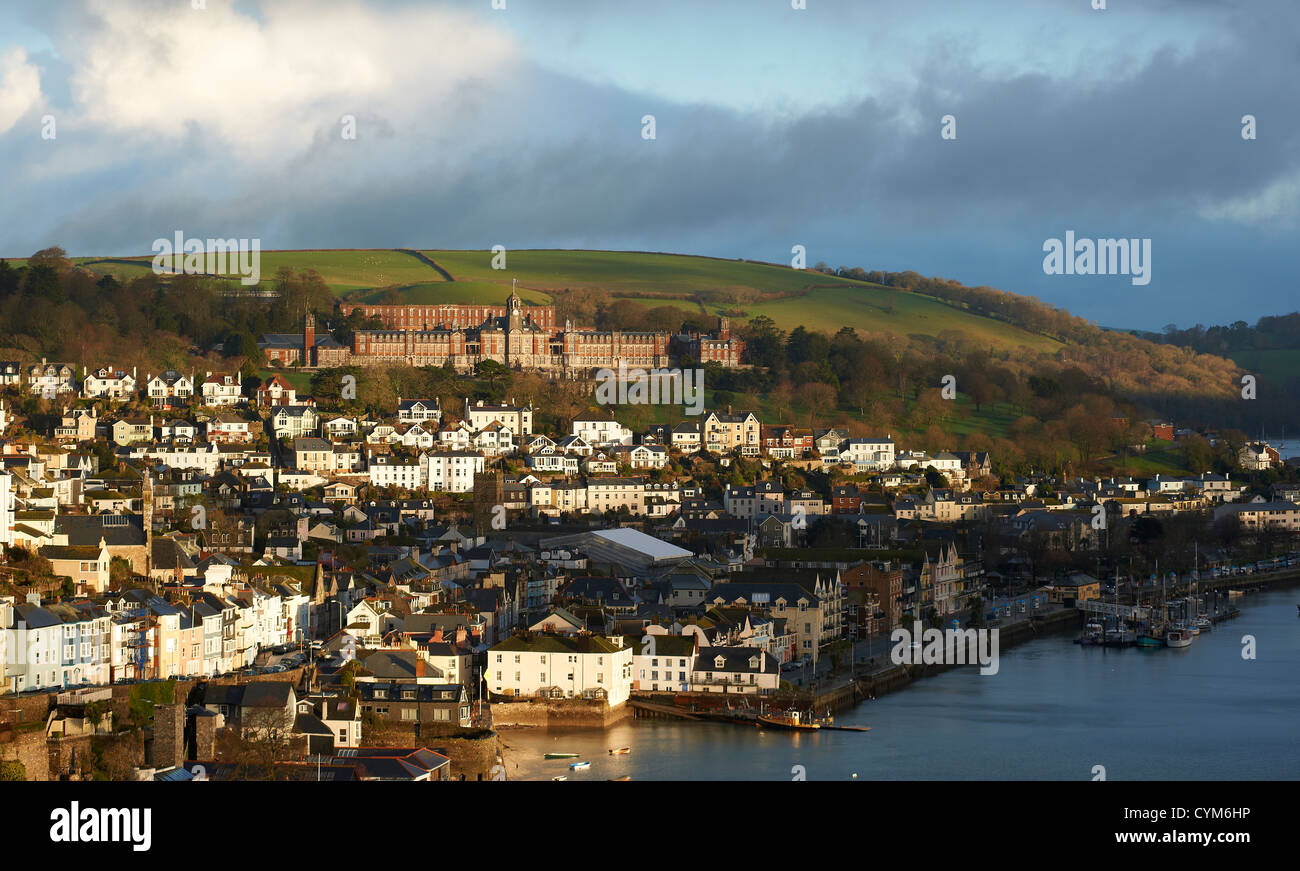 Dartmouth Military College River Dart View Stock Photo - Alamy