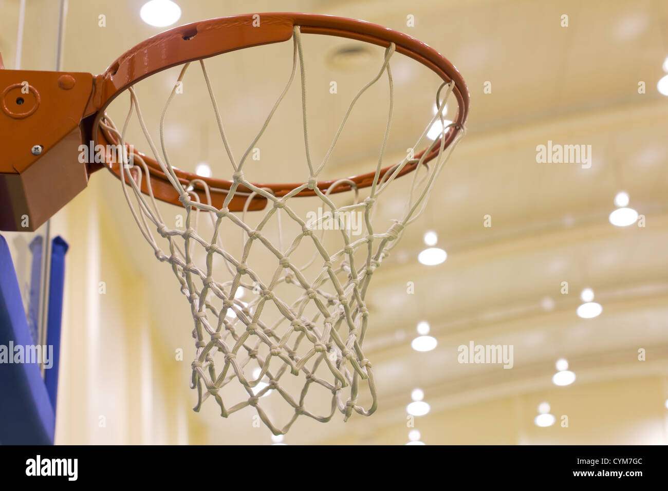 scoring basket in basketball court Stock Photo - Alamy