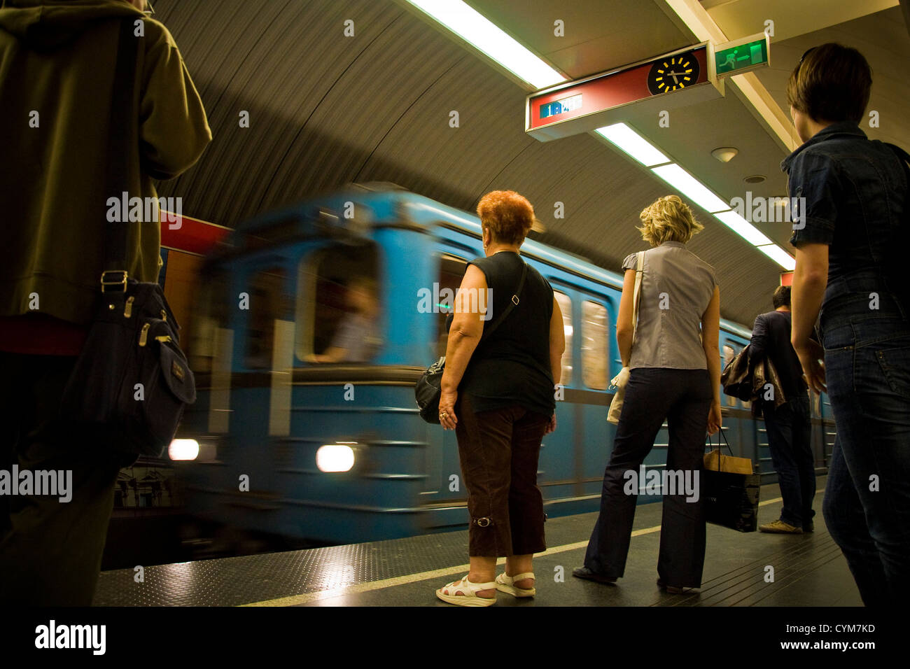 Hungary, Budapest, subway Stock Photo - Alamy