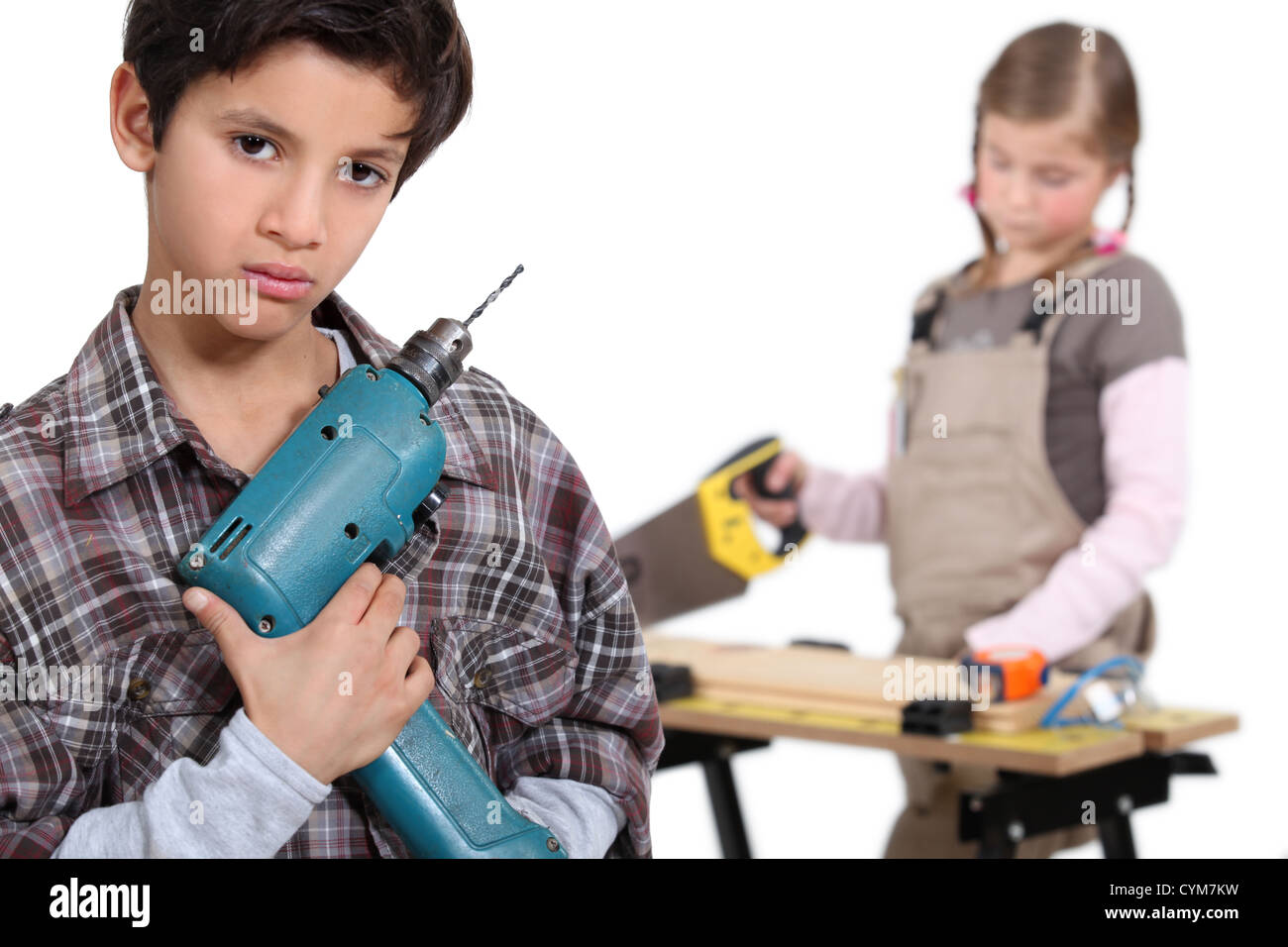 Kid, do it yourself Stock Photo - Alamy