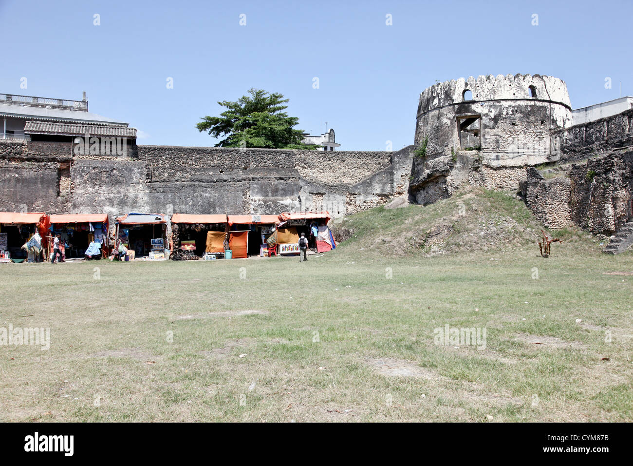 Old Arab Fort in Stone Town Zanzibar;Tanzania;East Africa;Africa Stock ...