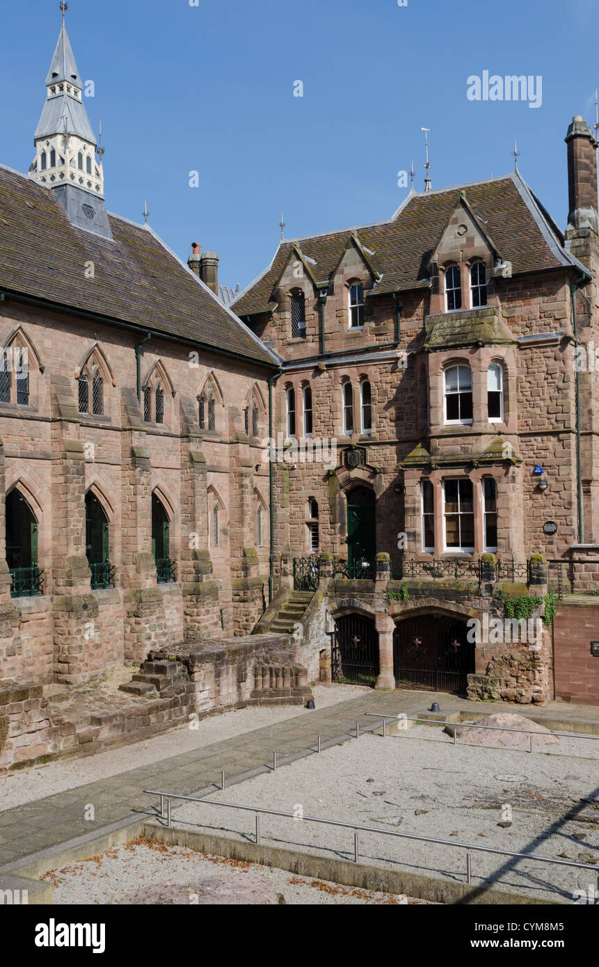 Coventry Priory which was home to a community of monks for 500 years ...