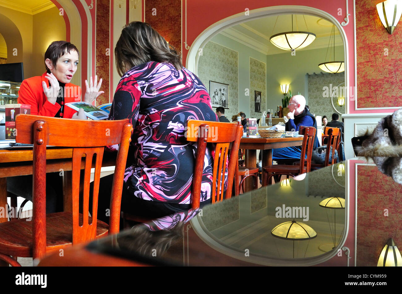 Prague cafe hi-res stock photography and images - Alamy