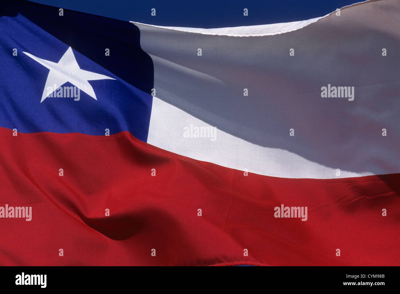 National flag of Chile Stock Photo - Alamy