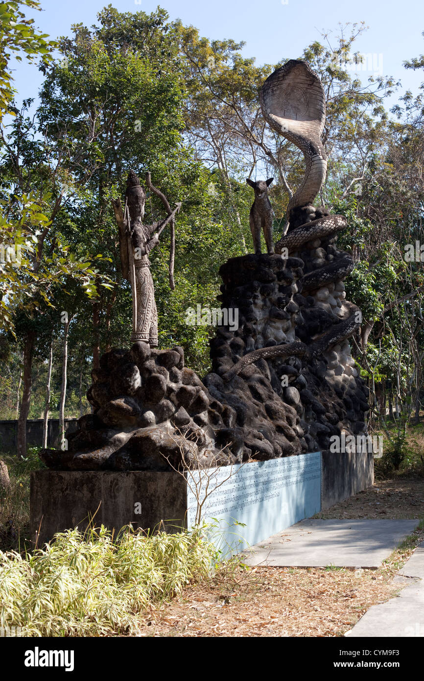 Thailand Sala Kaew Ku Sculpture park, Nong Khai Stock Photo - Alamy