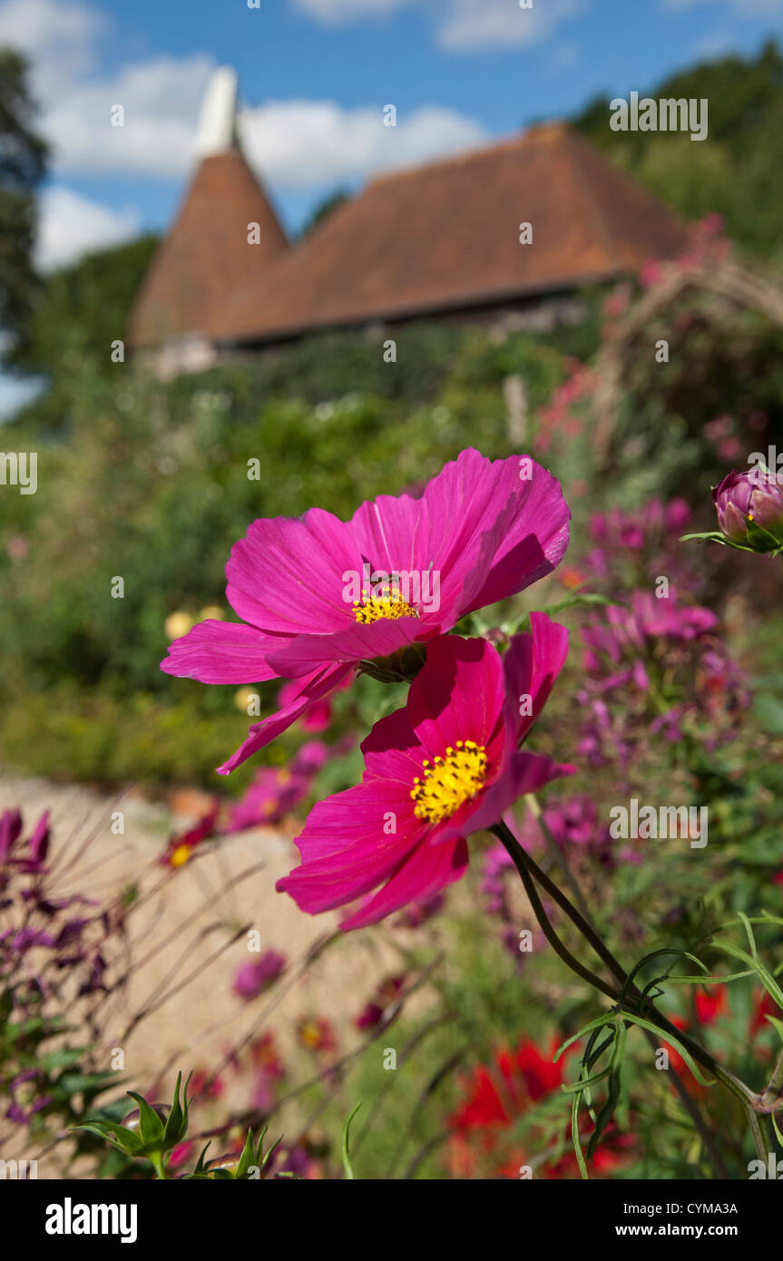 Oast House at Sara Raven's gardens at Perch Hill farm, Robertsbridge ...