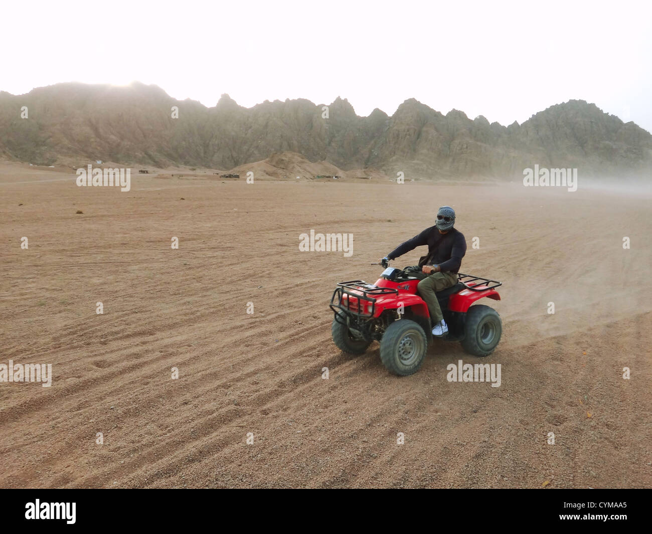 Quad biking at Sharm el Sheikh in Egypt Stock Photo - Alamy