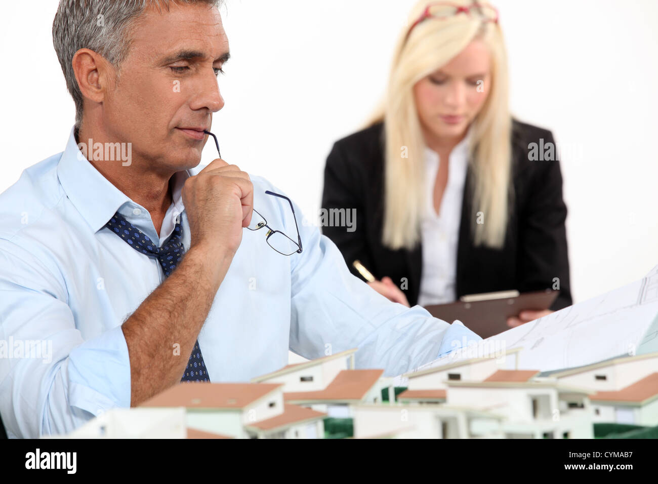 Architect 3d model hi-res stock photography and images - Alamy