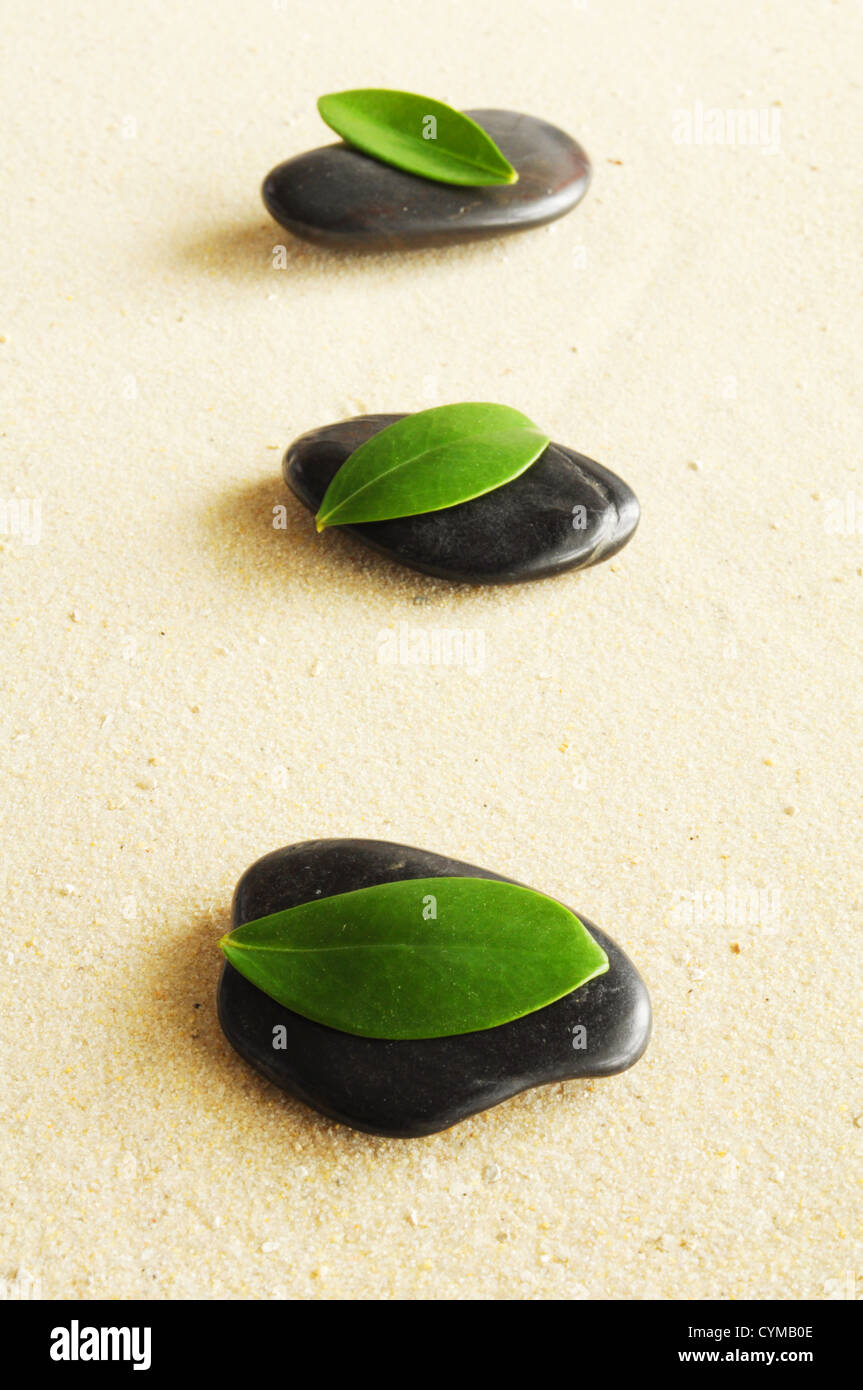 spa still life with zen like stones Stock Photo - Alamy