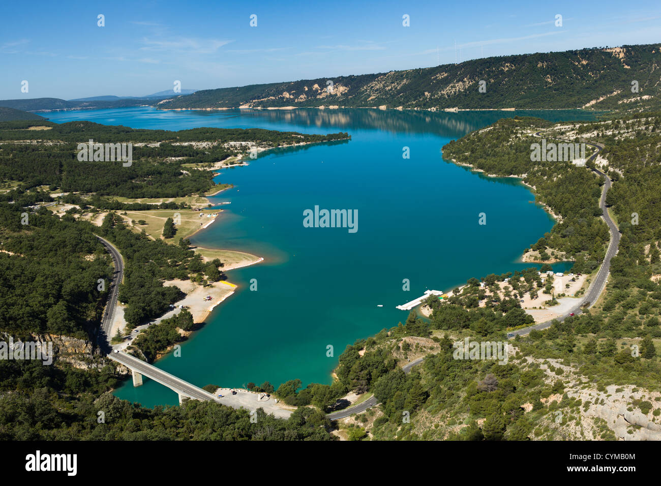 The lake Lac de Sainte-Croix is used primarily for power generation and ...
