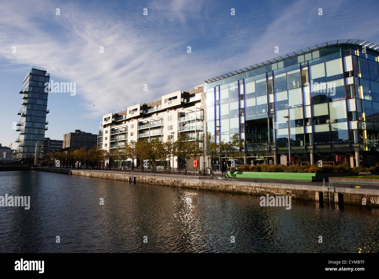 gallery quay grand canal dock dublin republic of ireland Stock Photo ...