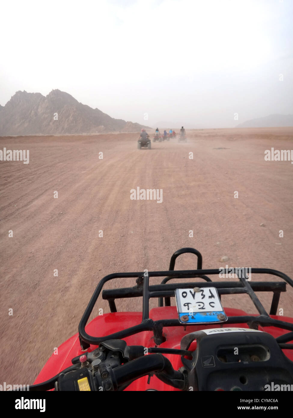 Quad biking at Sharm el Sheikh in Egypt Stock Photo - Alamy
