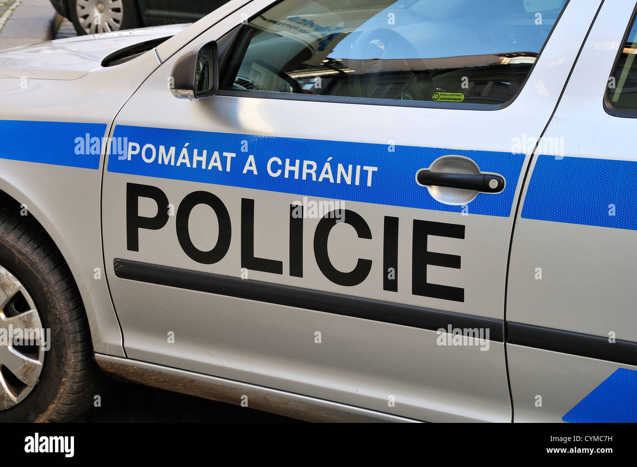 Czech police car hi-res stock photography and images - Alamy