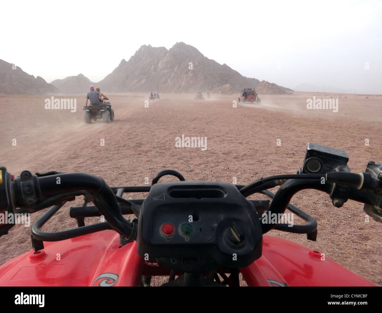 Quad biking at Sharm el Sheikh in Egypt Stock Photo - Alamy