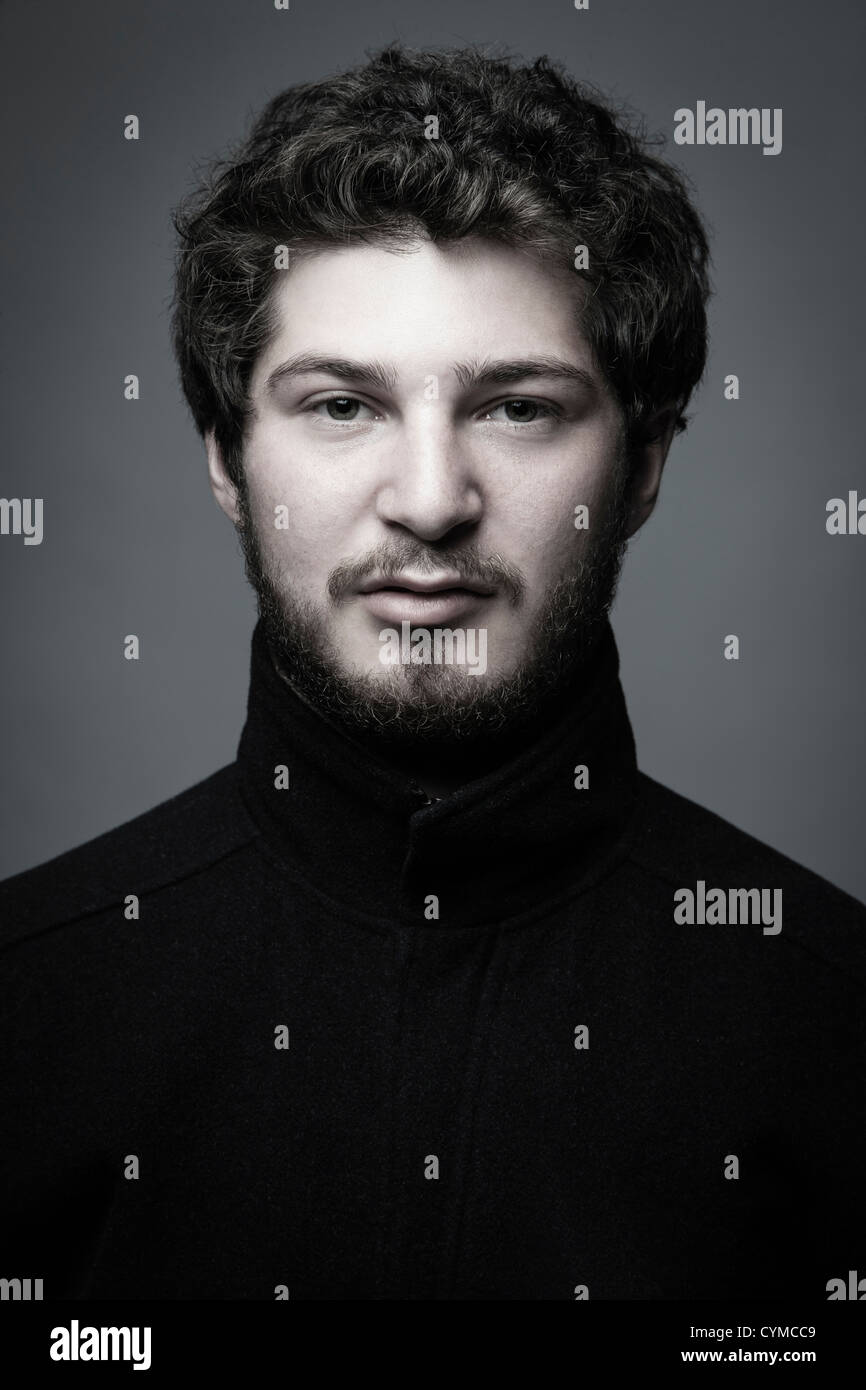 Portrait of serious man Stock Photo - Alamy