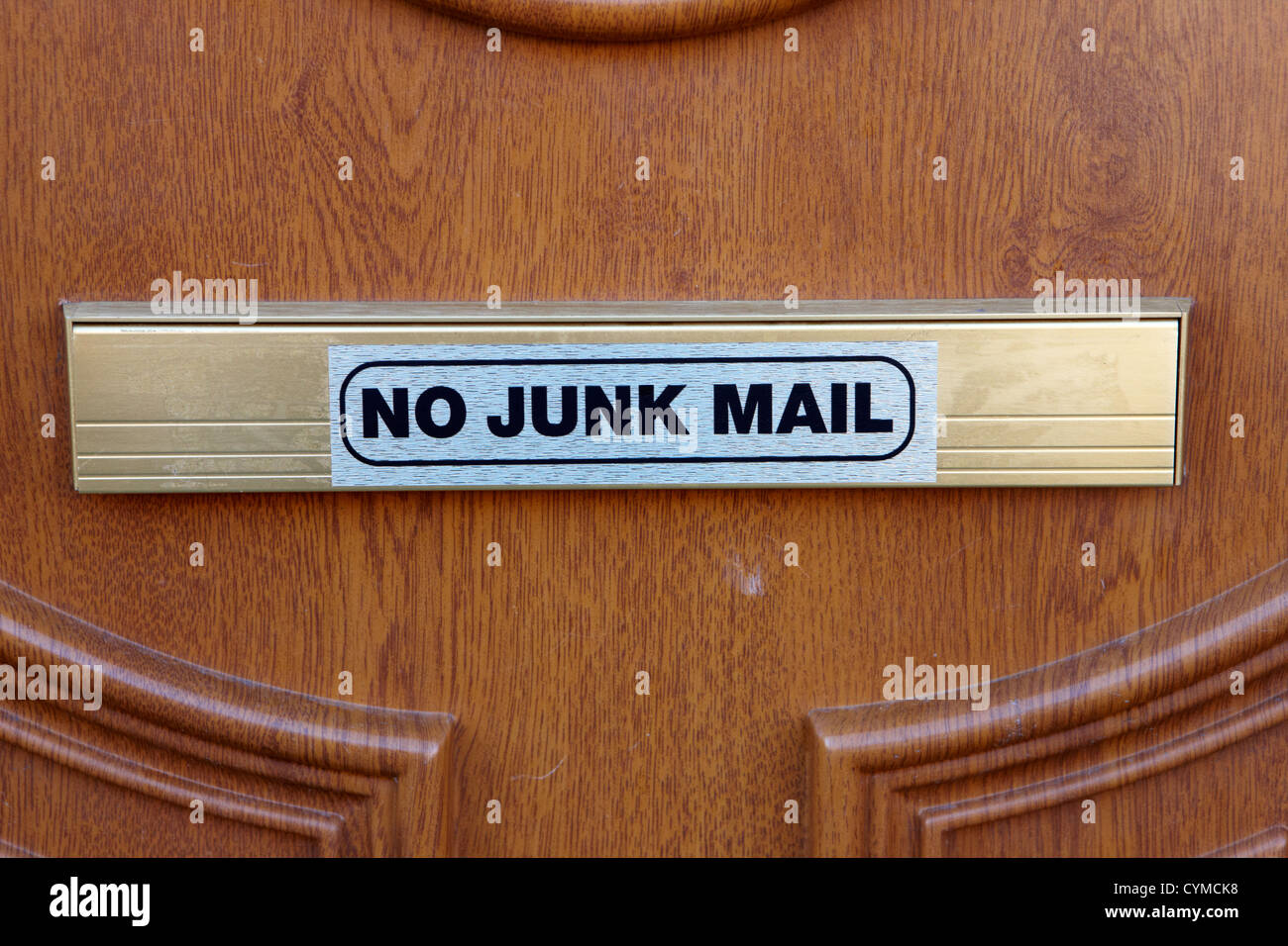 No Junk Mail Sign High Resolution Stock Photography and Images - Alamy