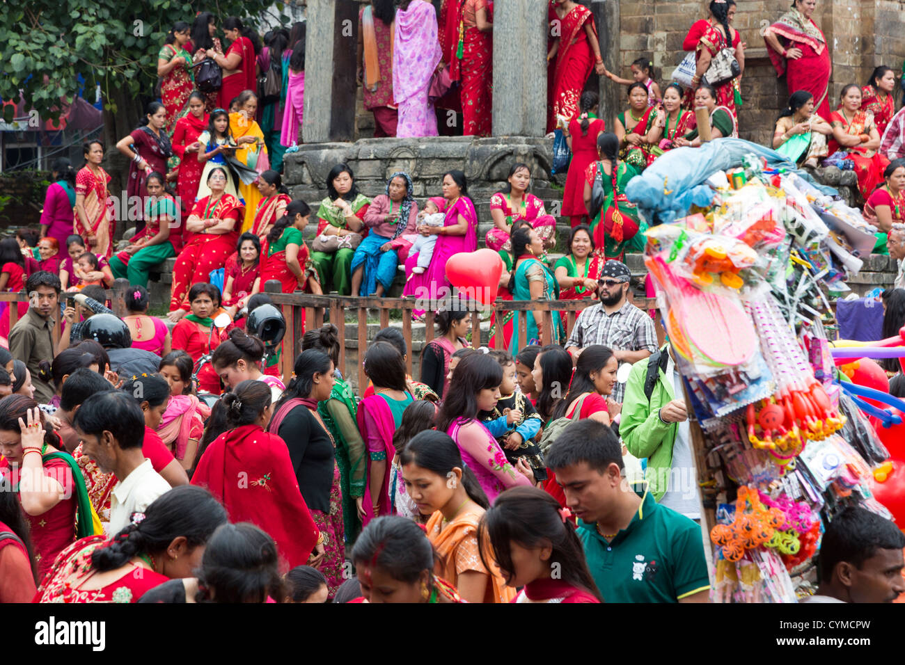 Teej nepal hi-res stock photography and images - Alamy