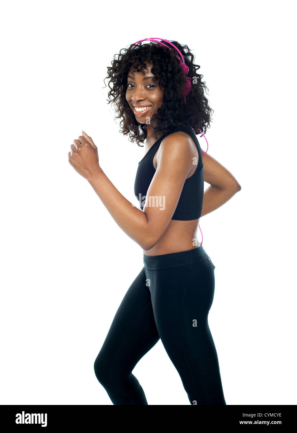 Female figure running hi-res stock photography and images - Alamy