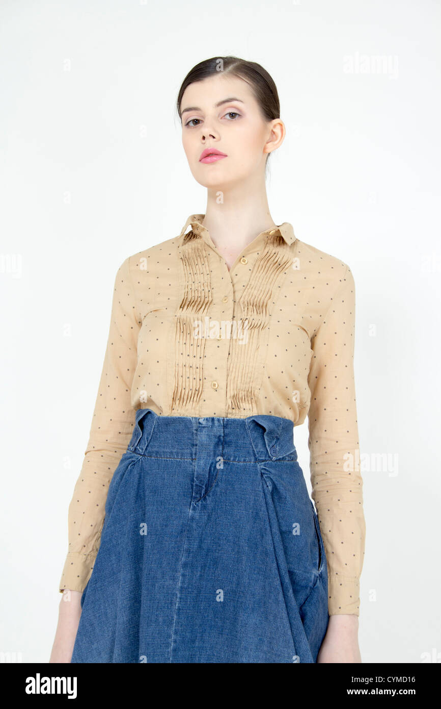Half length fashion model portrait Stock Photo - Alamy