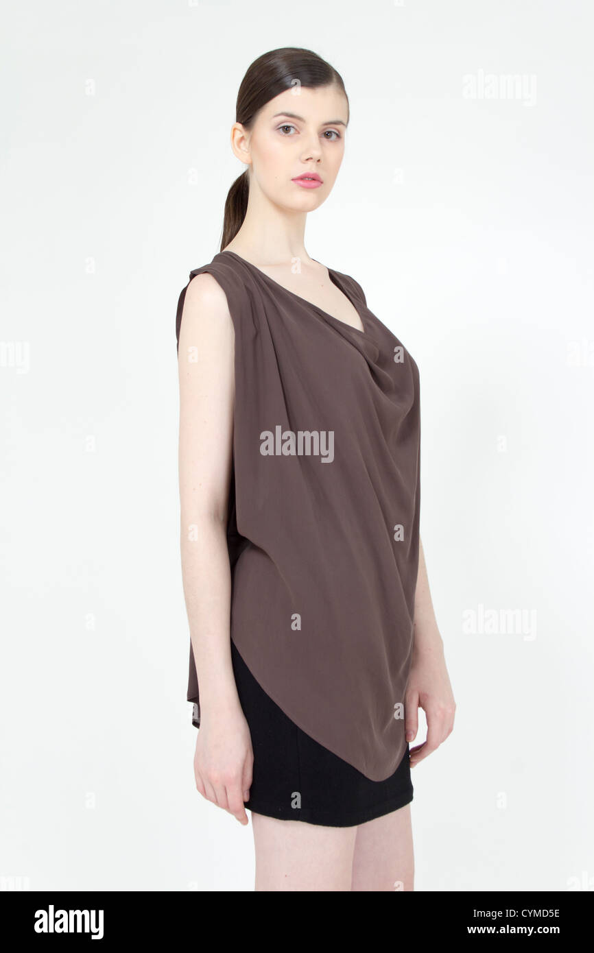 Half length fashion model portrait Stock Photo - Alamy