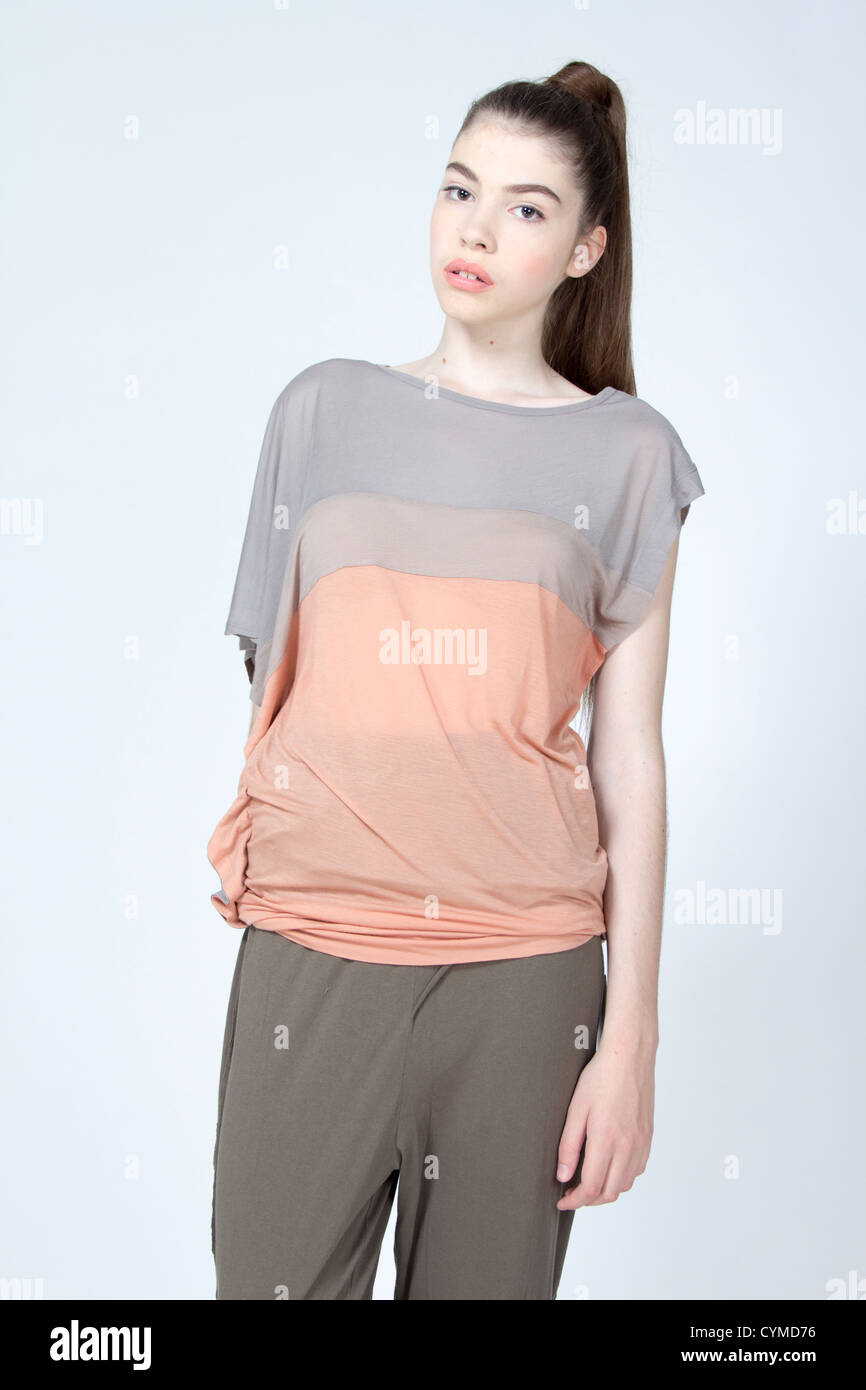 Half length fashion model portrait Stock Photo - Alamy