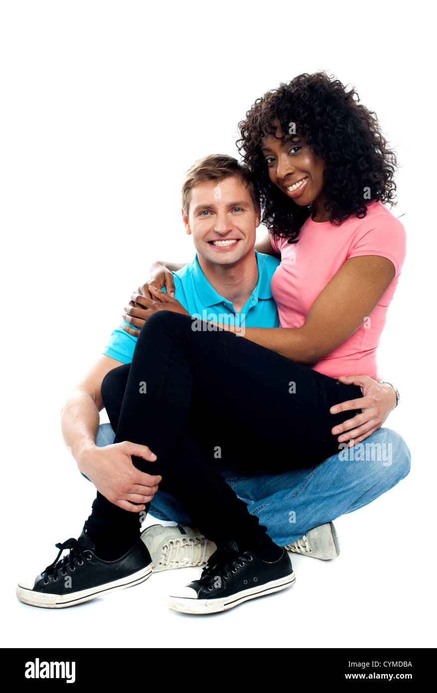 Girl sitting on boyfriends lap hi-res stock photography and images - Alamy