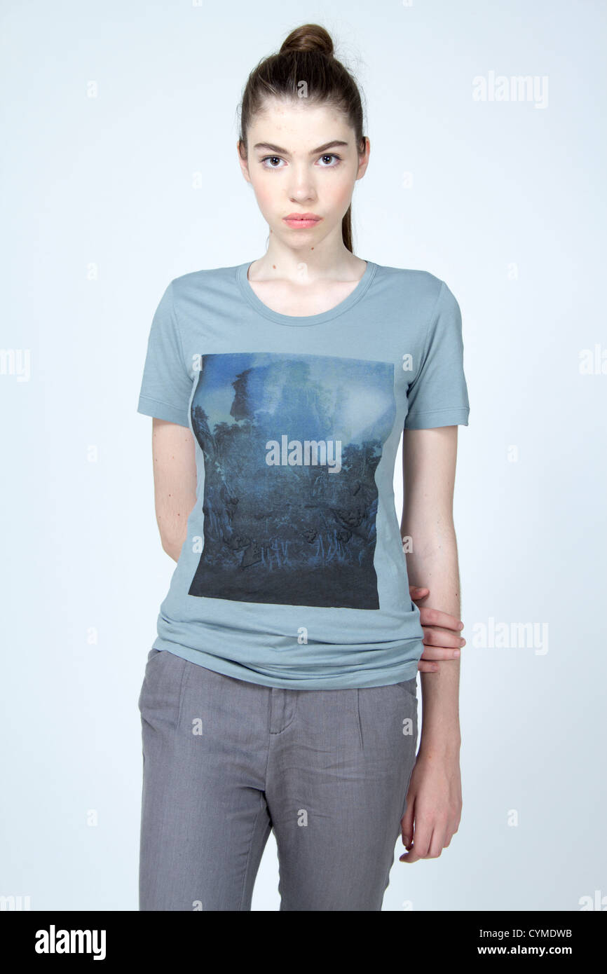 Half length fashion model portrait Stock Photo - Alamy