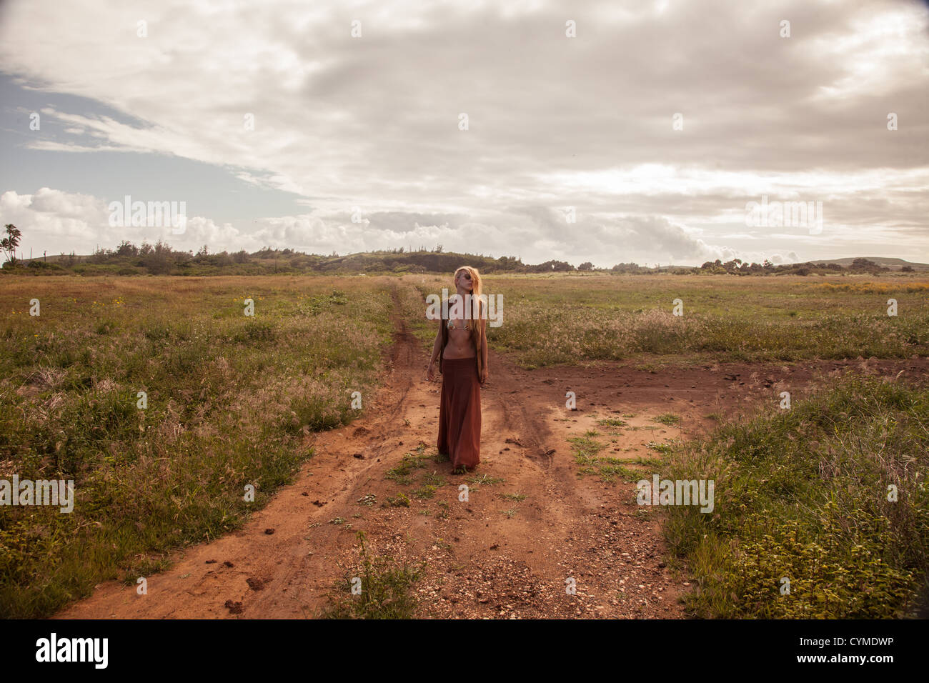 A walk through Hawaii's Kauai back country Stock Photo - Alamy