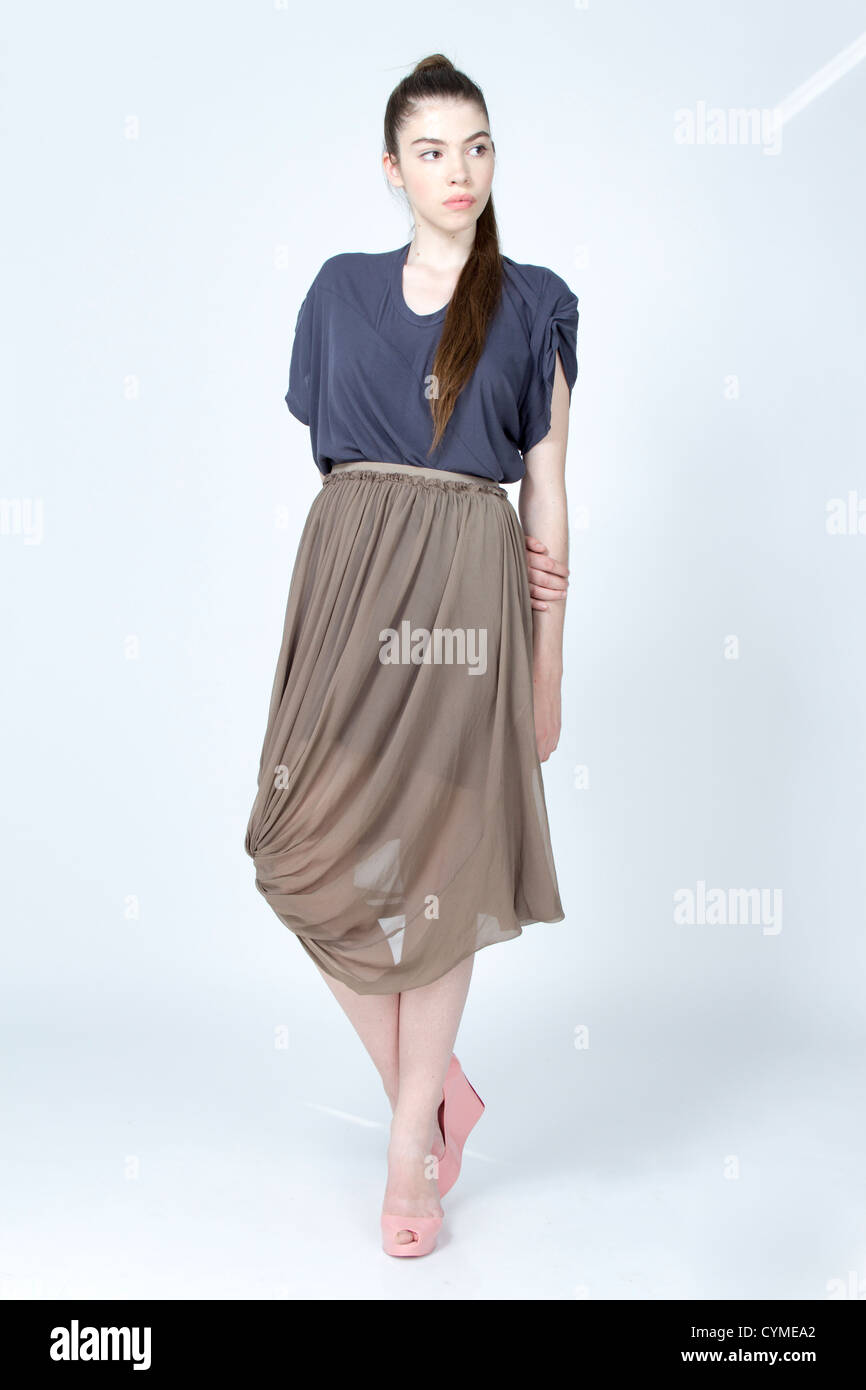 Full length fashion model portrait Stock Photo - Alamy