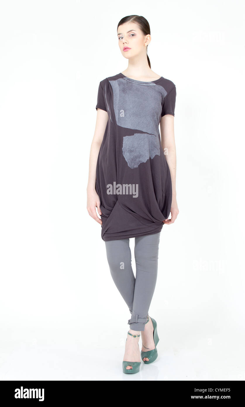 Full length fashion model portrait Stock Photo - Alamy