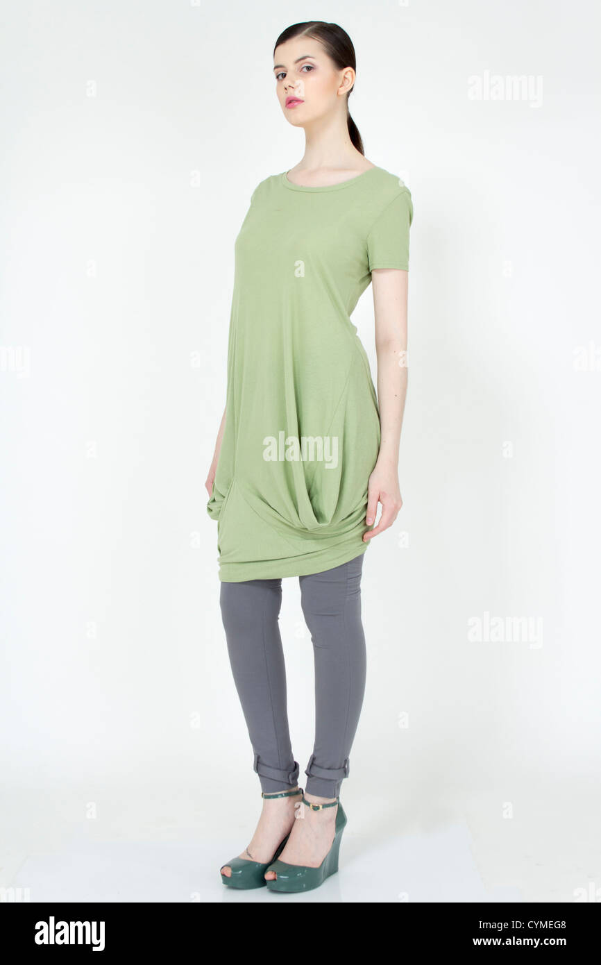 Full length fashion model portrait Stock Photo - Alamy