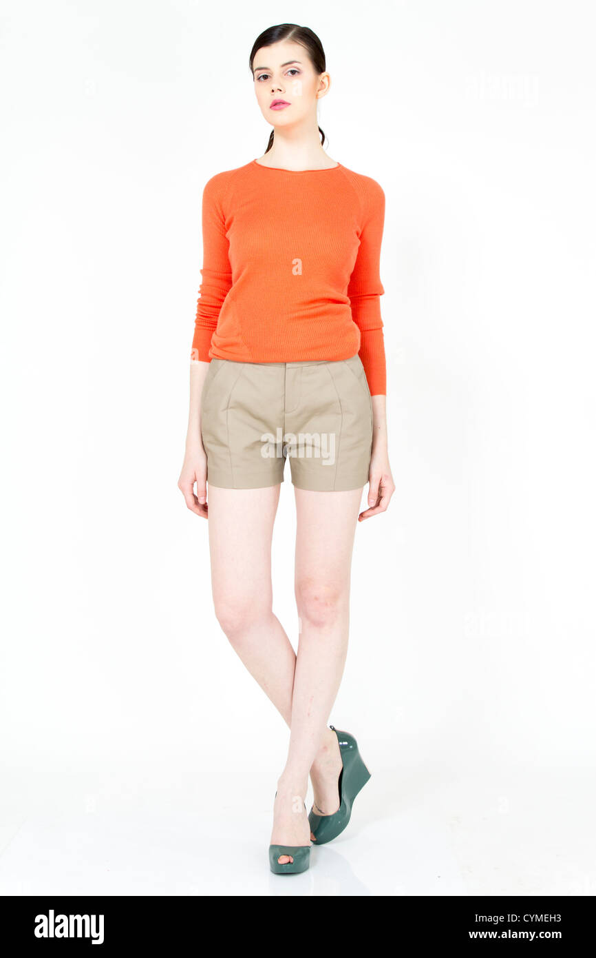 Full length fashion model portrait Stock Photo - Alamy