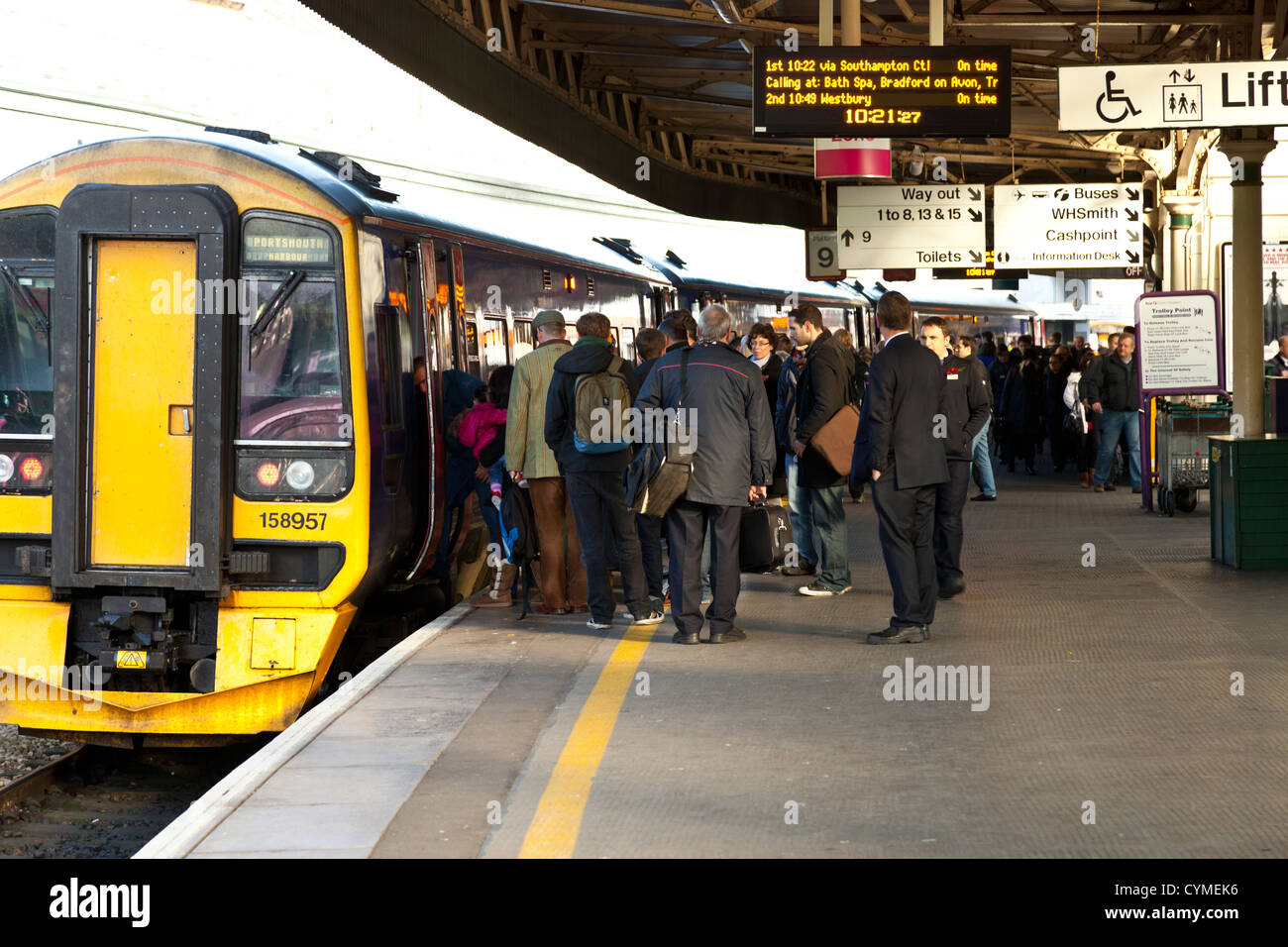 Boarding a train hi-res stock photography and images - Alamy