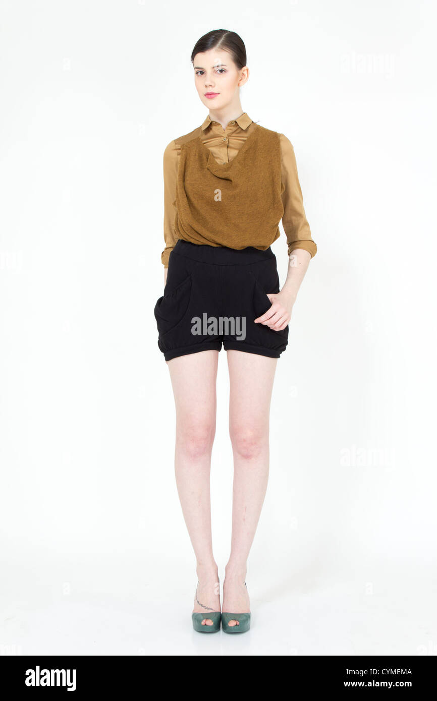 Full length fashion model portrait Stock Photo - Alamy