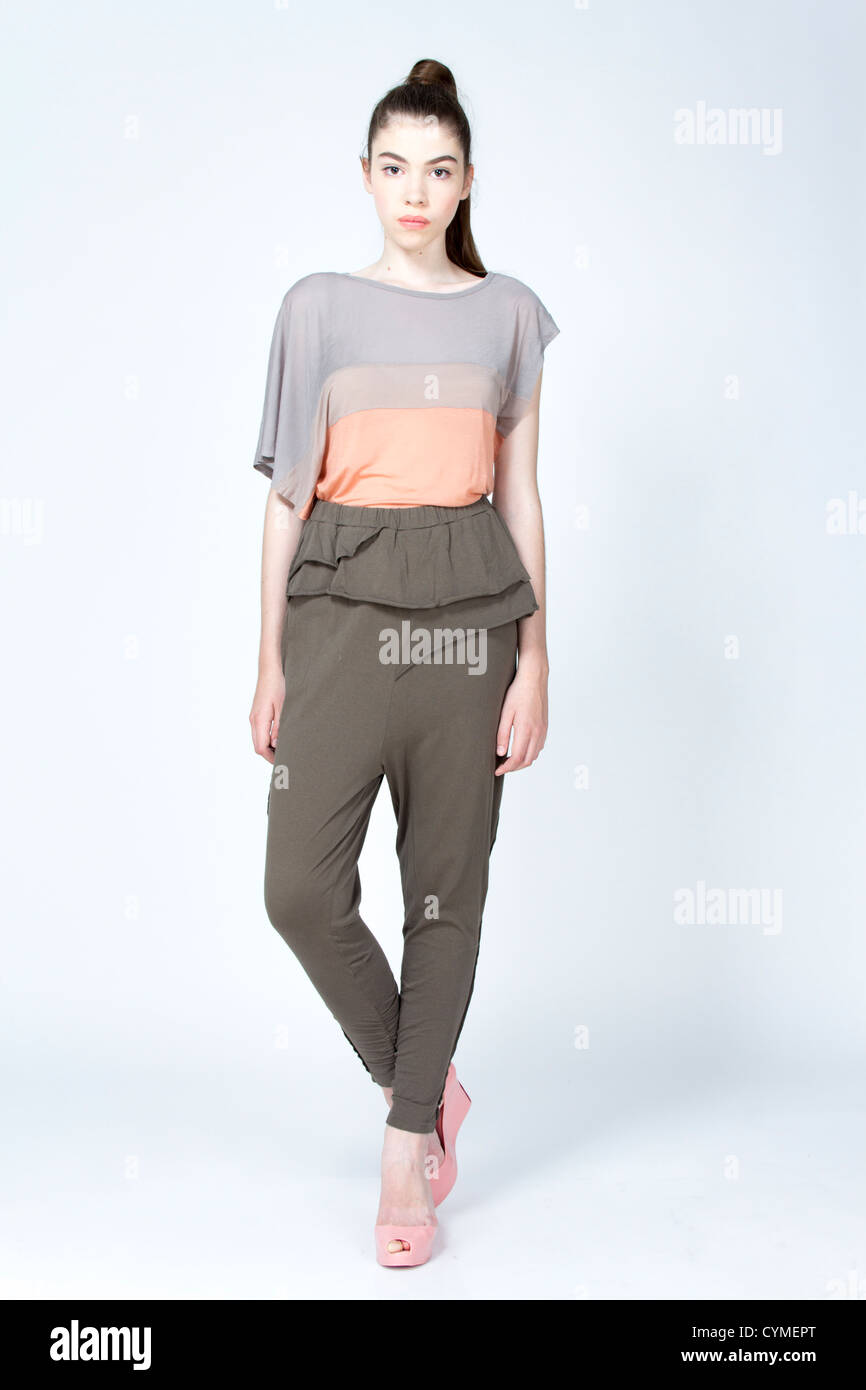 Full length fashion model portrait Stock Photo - Alamy