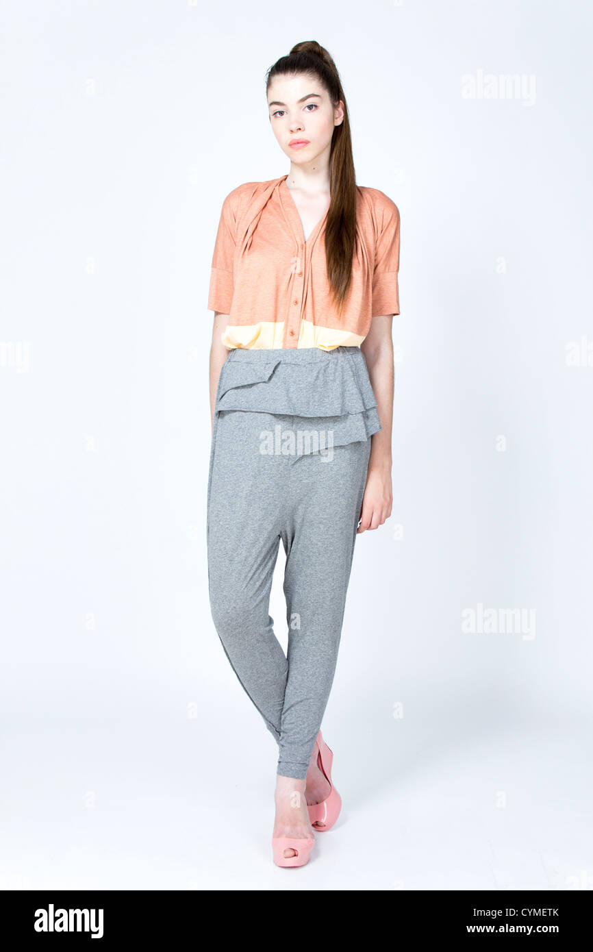 Full length fashion model portrait Stock Photo - Alamy