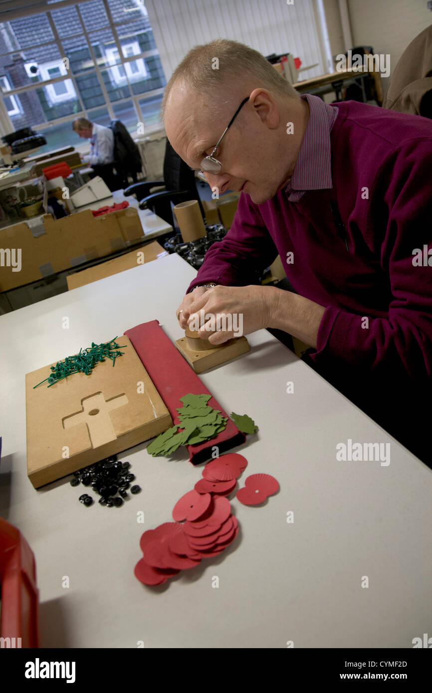 7th November 2012. London UK. The Poppy factory situated in Surrey ...